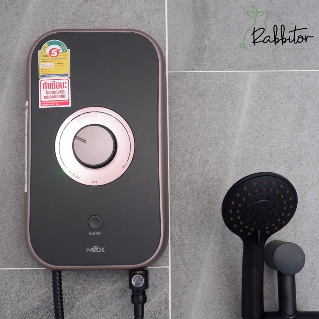 รีวิว เครื่องทำน้ำอุ่น Mex Code 35E ดีไซน์สวยหรู น้ำอุ่นไว ใช้งานง่าย